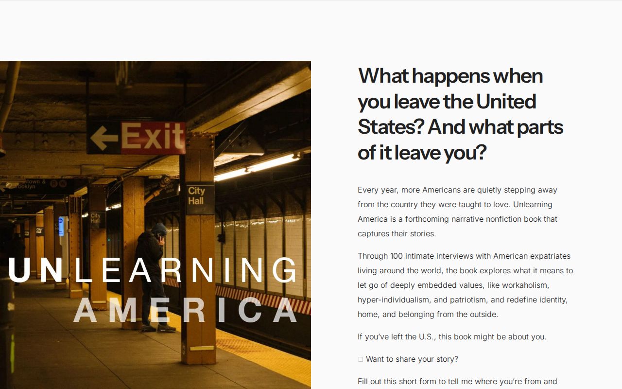 Unlearning America